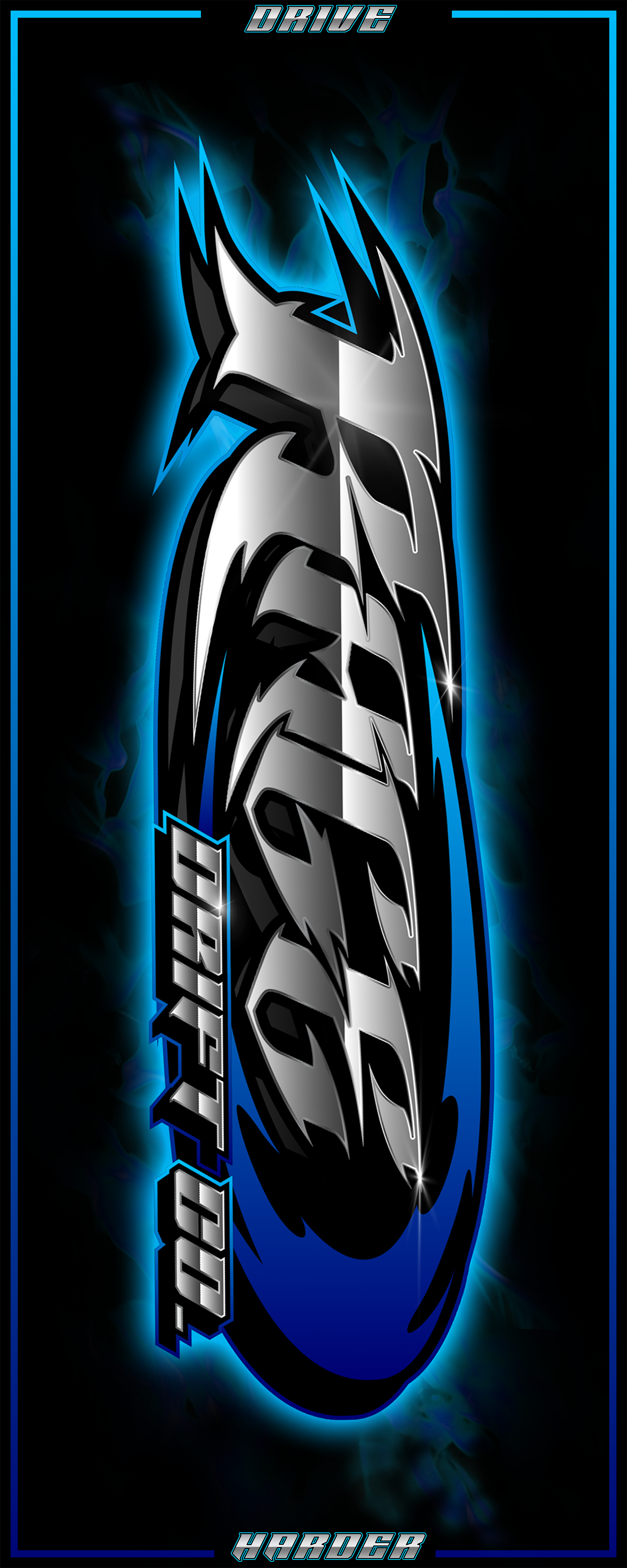 RDC New Logo Nobori Flags – Rage Drift Co.